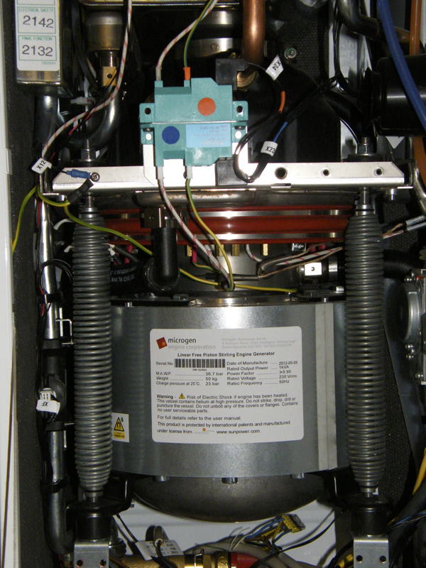 Energiewende BHKW Microgen Stirling